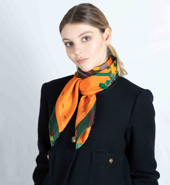 Foulard en création de dessin 100% twill polyester imprimé - 30 x 150 ...